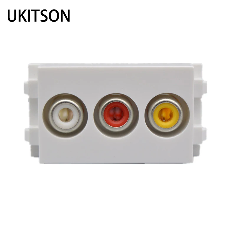 Female 3rca Av Audio Video Slot Composite Socket Rca Slots Module For ...
