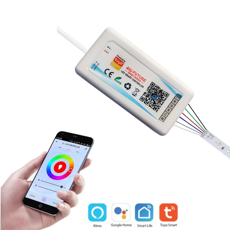 Led Cct Rgb Rgbw Rgbcct Controller Wifi Tuya Led Strip Light Working ...