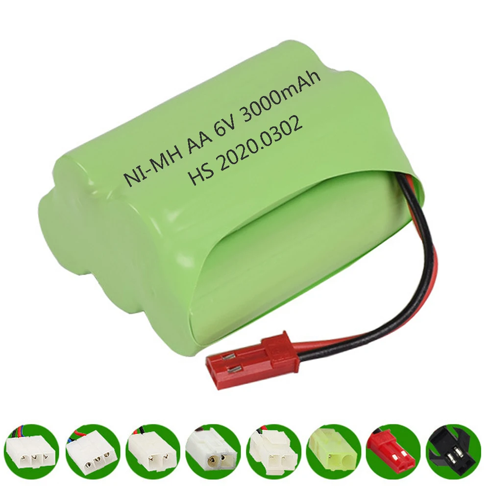6V-3000mAh-NIMH-Battery-For-Remote-Control-Cars-Robots-Tanks-Gun-Boats ...