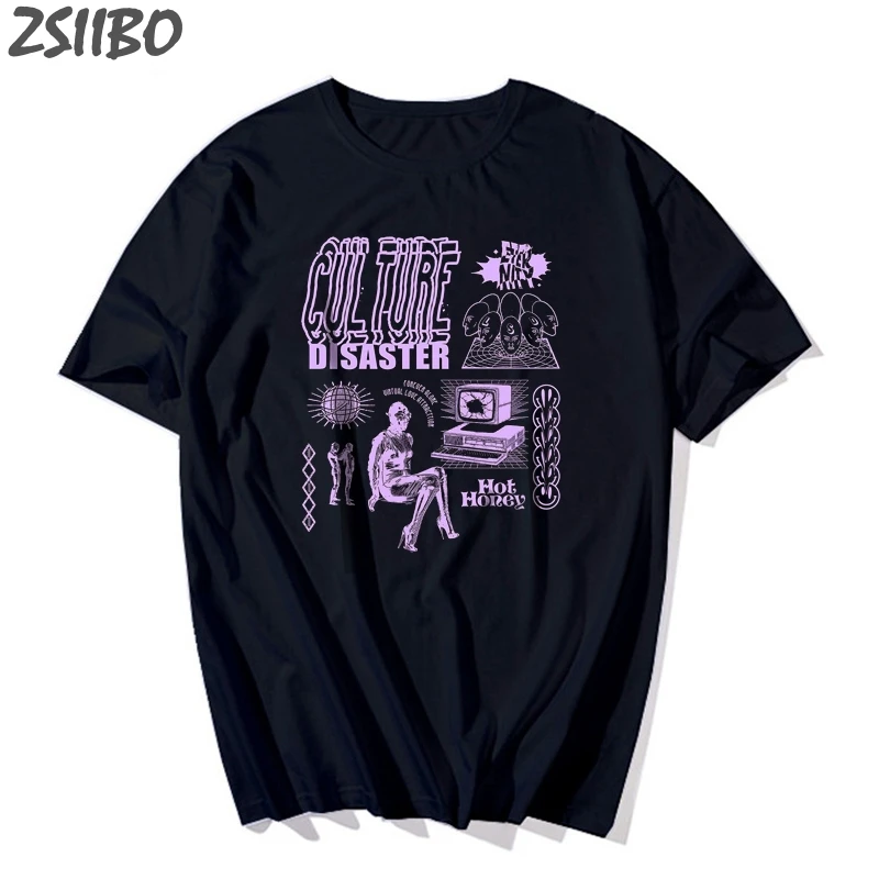 Culture Disaster T-Shirt Print Free Shipping JKP4485