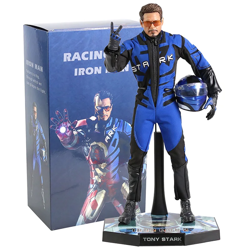 Iron Man Tony Stark Racing Suit Ver. 1/6 Pvc Action Figure Collectible ...