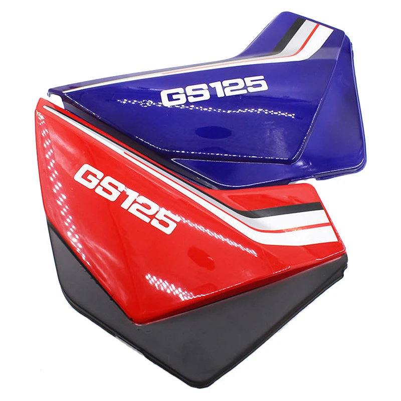 Motorcycle Side Cover For Haojue Suzuki Qingqi GS125 GS 125cc ABS Plastic Faring Panels Left Right Battery Tool Red Blue Black AliExpress