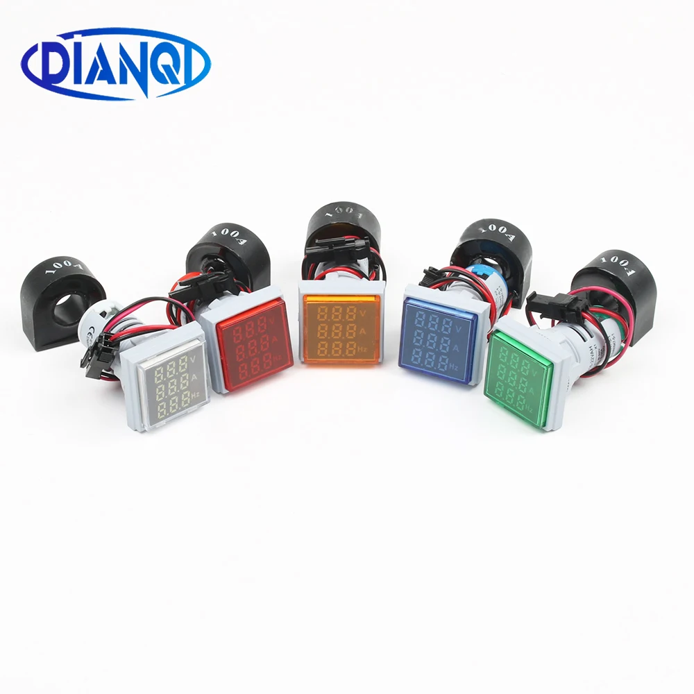 Voltage Indicator Ammeter Voltmeter | Signal Lights Lamp | Led Meter ...