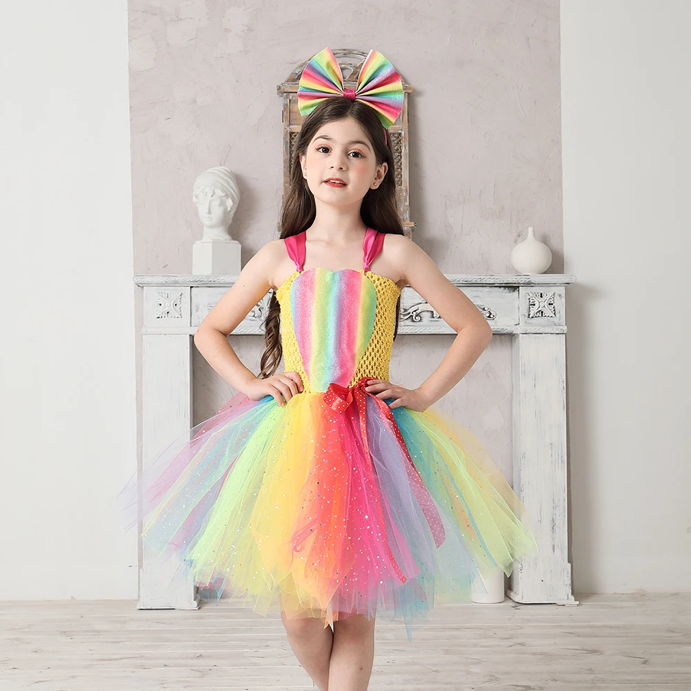 Rainbow Pageant Dresses