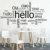 Hello In Different Languages Wall Decal Office Welcome Vinyl Wall ...