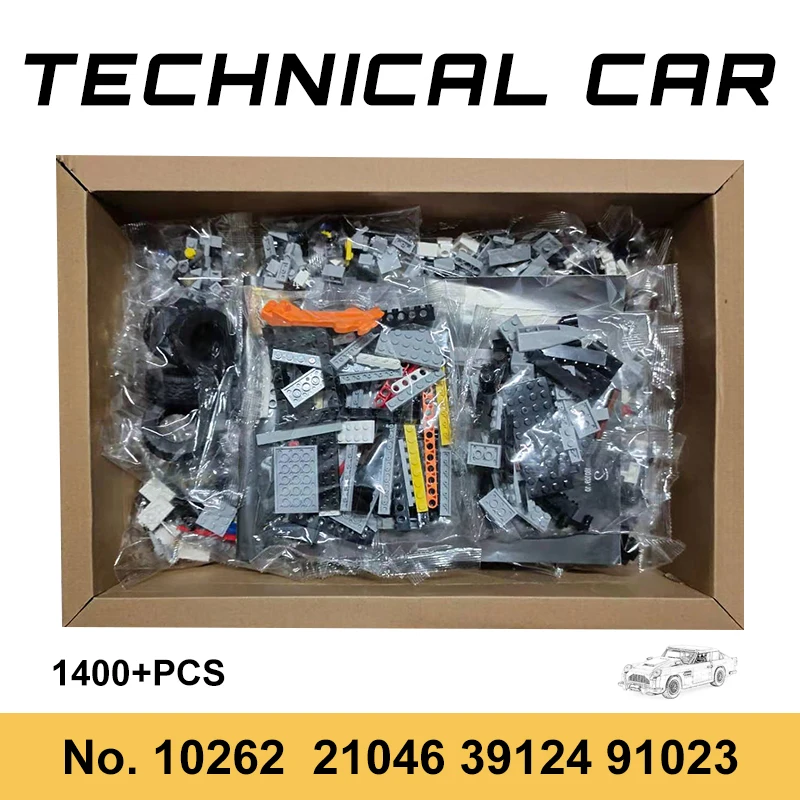 New-Creator-Marting-007-James-DB5-Bond-Technical-Car-Bricks-Voiture ...