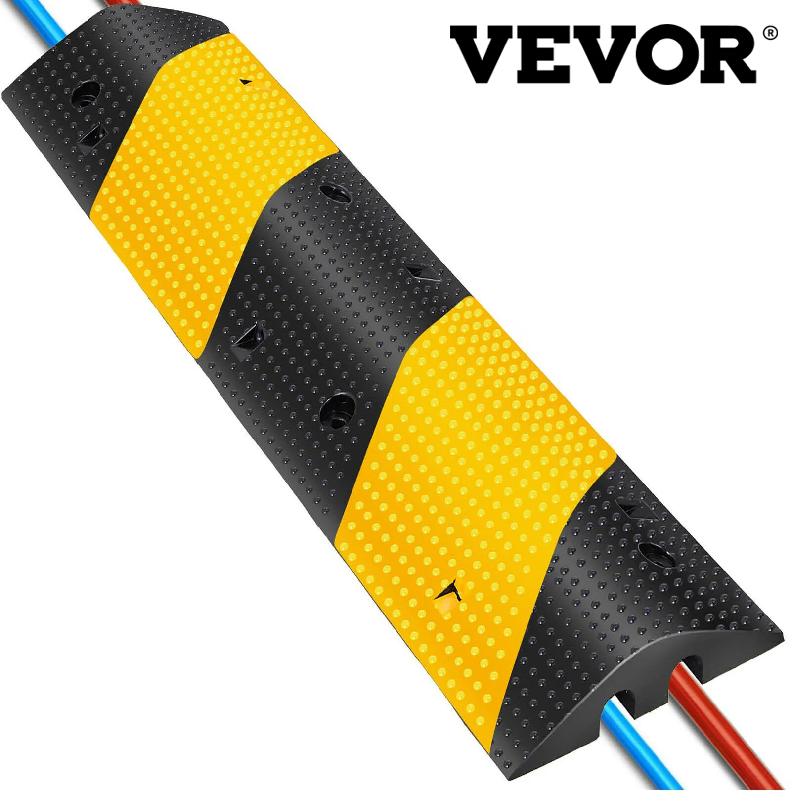 VEVOR Protector de Cables para Suelo 2 Canales 10T Pasacables Suelo ...