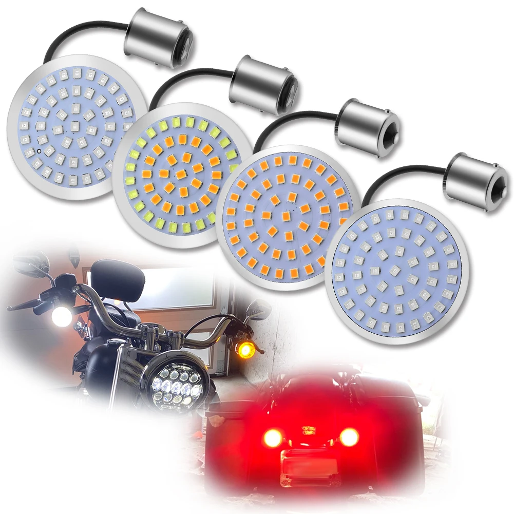 1157 LED Turn Signal Harley 1156 Motorcycle LED Turn Signal Lights For ...