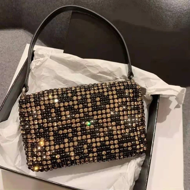 2021 Rhinestone Bag Biling Flashing Diamond Full Mini Bags New Luxury ...