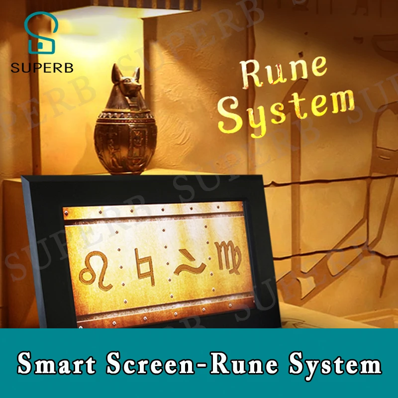 Escape game smart screen rune prop rune system Egypt Rune adjust 4 ...