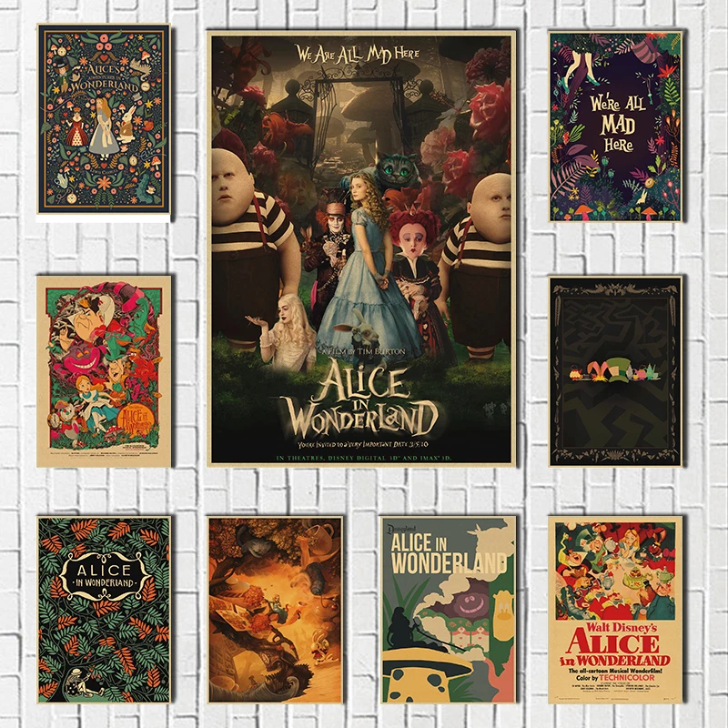 Tim Burton Alice In Wonderland Poster