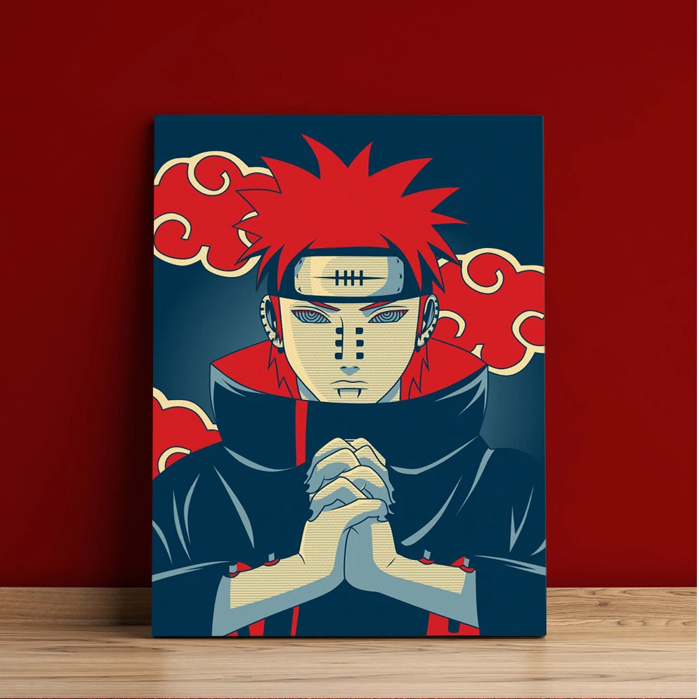 Japanese Anime Naruto Pain Nagato Poster Pictures Manga Canvas ...