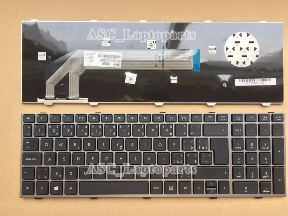 Novo teclado eslovaco checo para hp probook 4540s 4545s 4740s 4745s ...