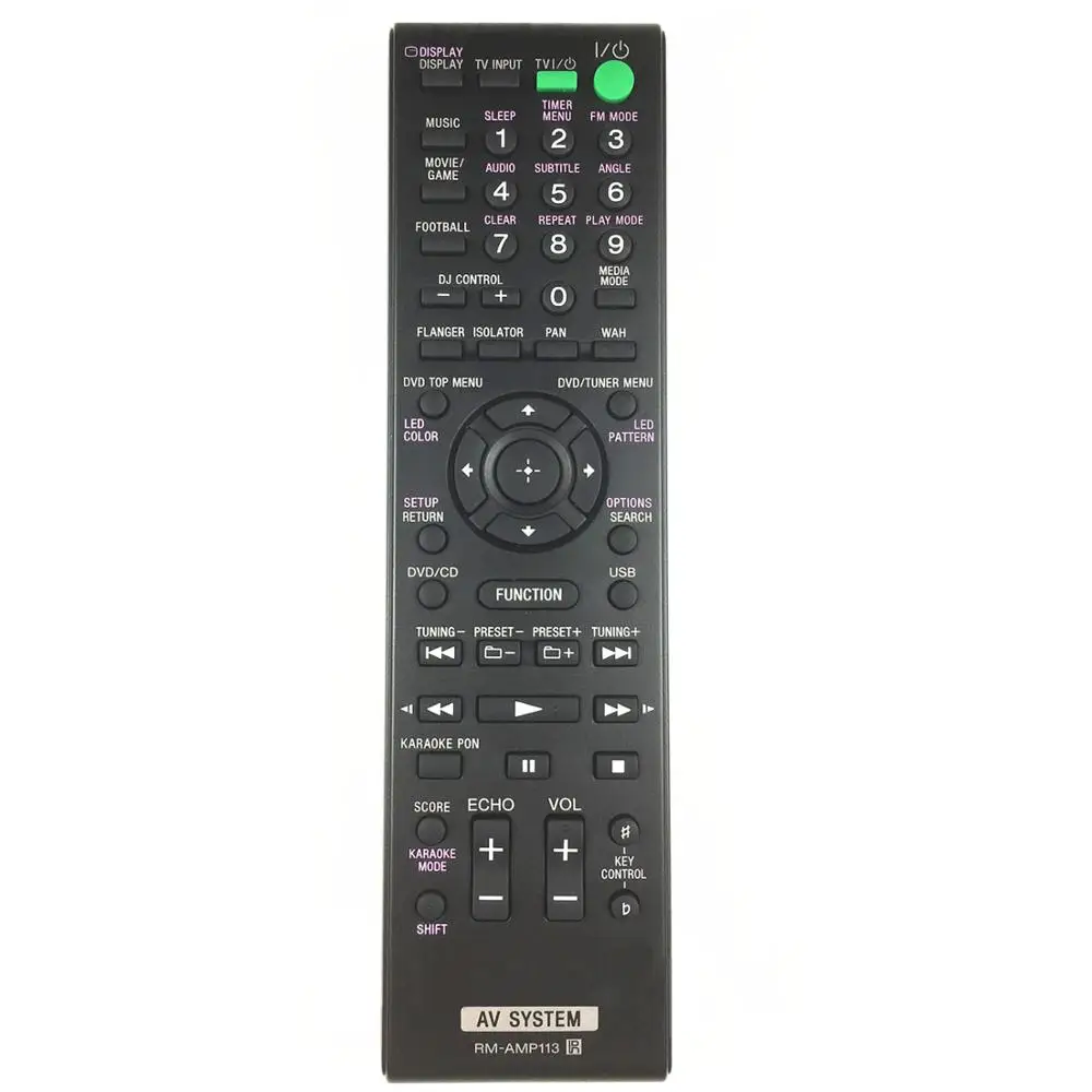 New remote control for sony av system audio player RM-AMP113 SHAKE100D ...