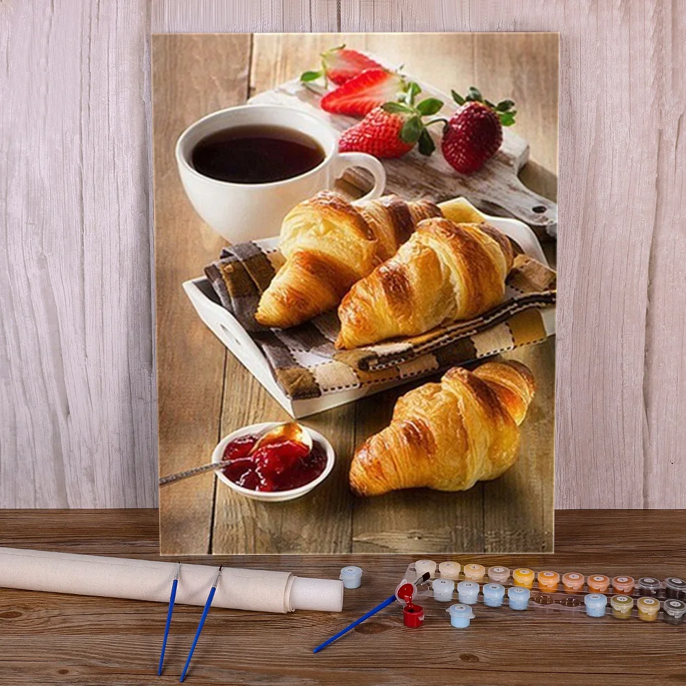 Coffee Cup Acrylic Painting