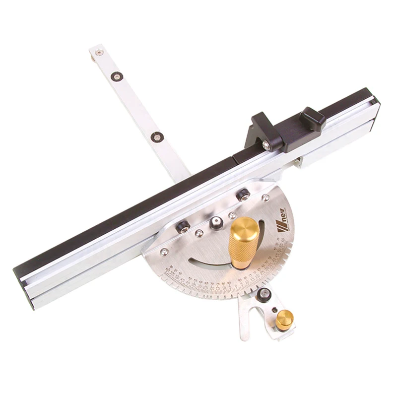 450mm Miter Gauge With track Stop For Table Saw Fence Push Handle Guide ...