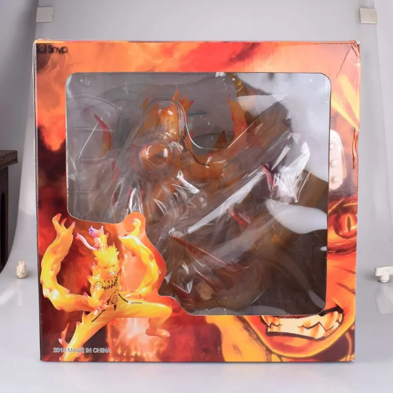 12.8"Statue NARUTO Anime Figure GK Nine tails Immortal Uzumaki Naruto ...