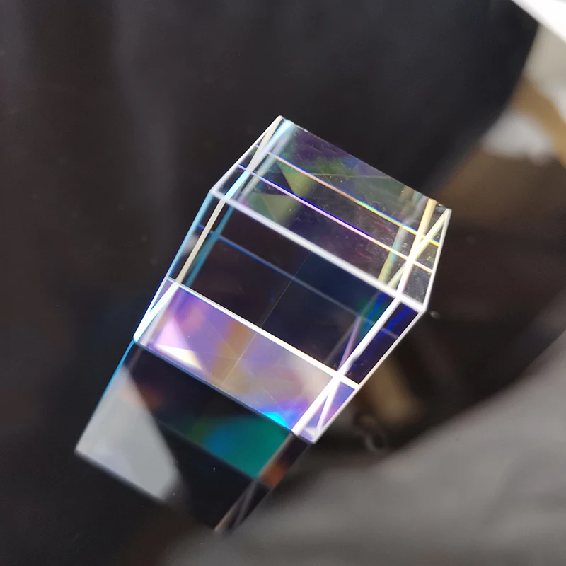 Optical-Glass-X-cube-Dichroic-Prism-25mm-Light-Cube-Prism-Glass ...