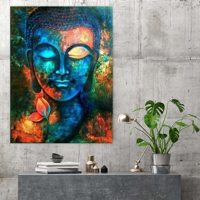 Lord-Buddha-Modern-Buddhism-Oil-Paintings-Canvas-Painting-Posters-and ...
