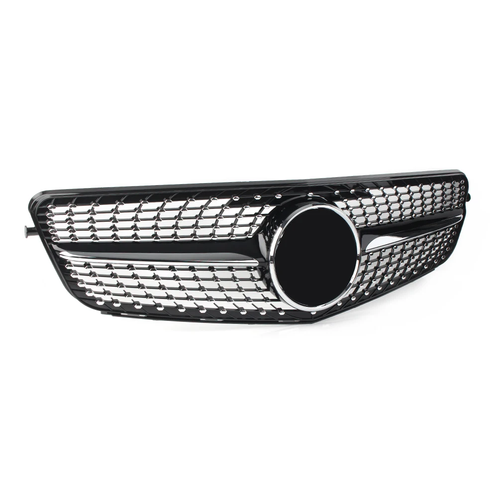 Car Front Radiator Upper Grille Mesh Grill ABS Exterior Moulding ...