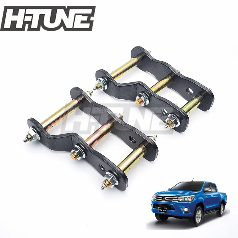 2" Rear Suspension Spring Extended Greasable Shackles Lift Kits For ...