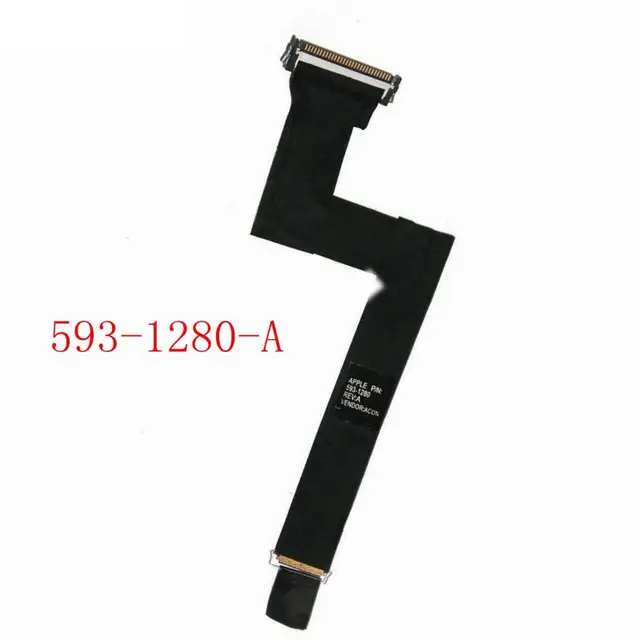 593-1280-A LCD Display Screen Ribbon LVDS Flex Cable For IMac 21.5 ...