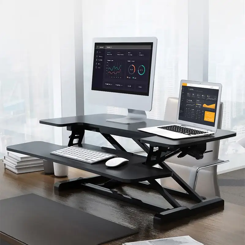 34-6-Height-Adjustable-Standing-Desk-Sit-to-Stand-Gas-Spring-Riser ...