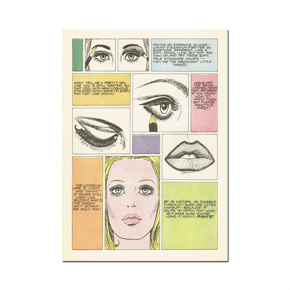 Vintage Makeup Posters