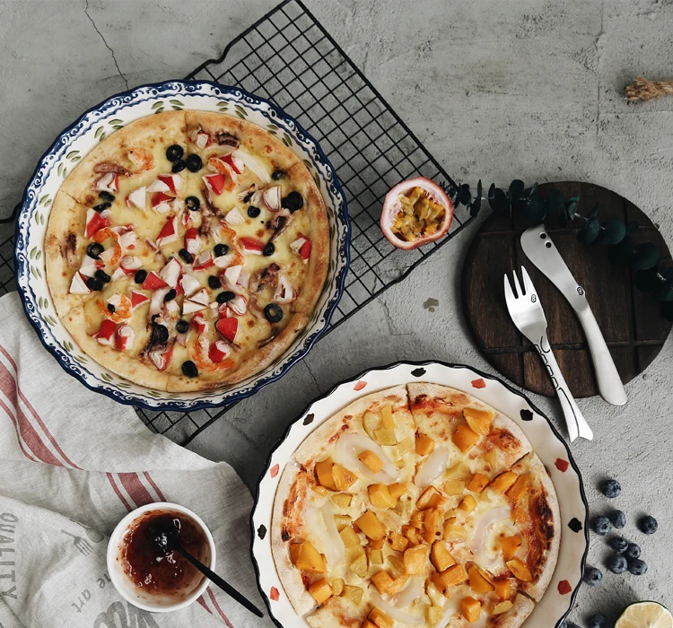 bandeja plato pizza ceramica Bandeja Para Pizza De Plato Cuadrada ...