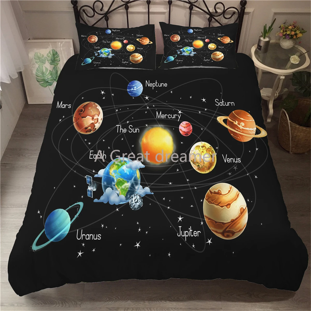 Solar System Sheets Twin