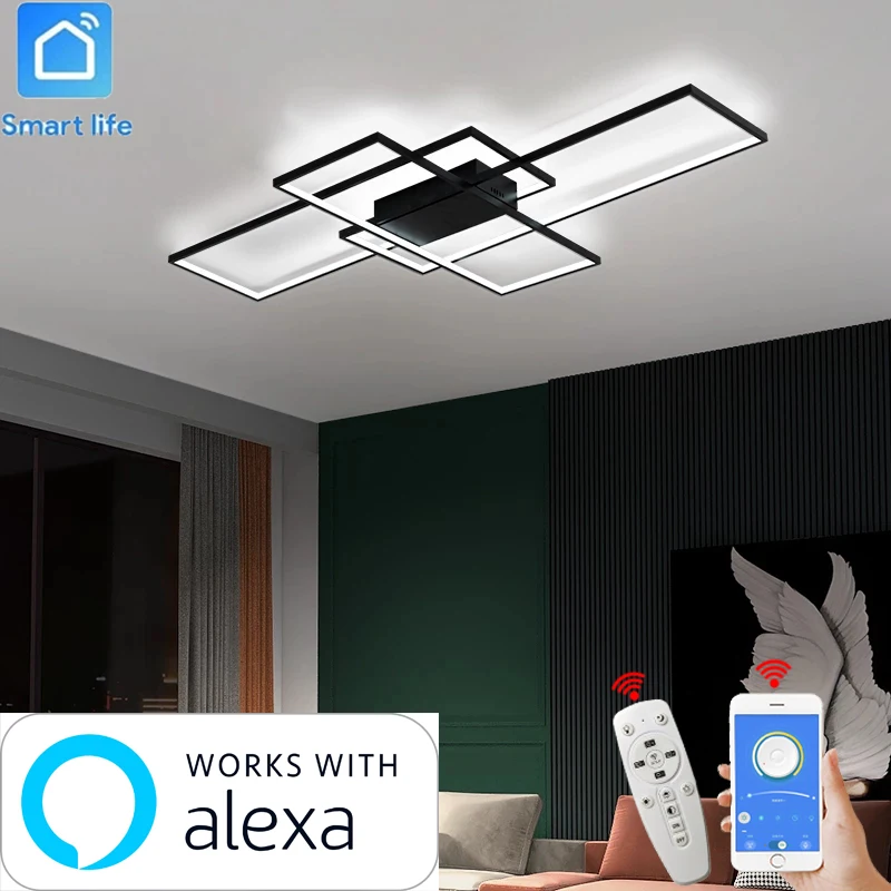 Alexa Smart Home Modern Led ceiling lights for livingroom bedroom ...