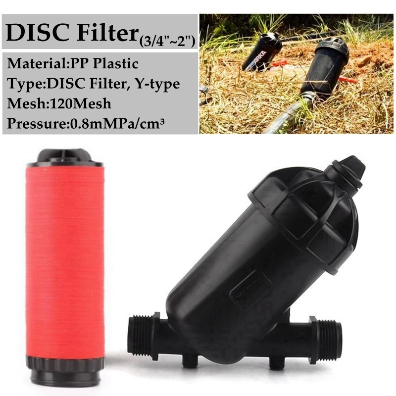 3/4"~2" 120 Mesh Disc Filter Agricultural Irrigation Filter Watering ...