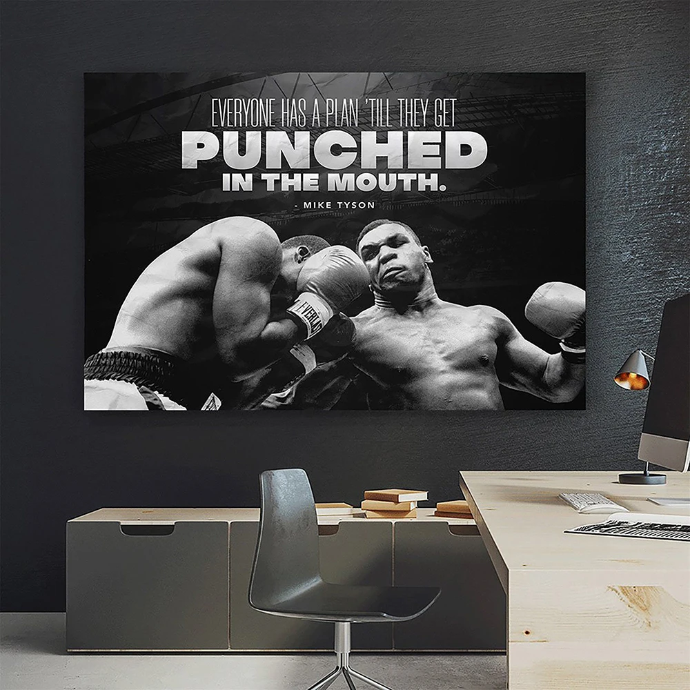 Mike Tyson Quote Poster