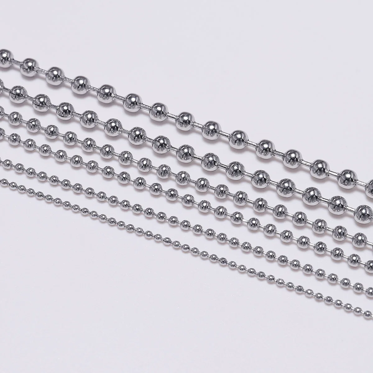 5-m-lot-Stainless-steel-Metal-Ball-Bead-Chains-For-DIY-Necklaces ...