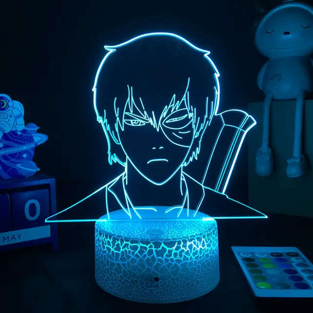 Anime Avatar The Last Airbender 3d Led Lamp Aang Zuko Iroh Toph Beifong ...