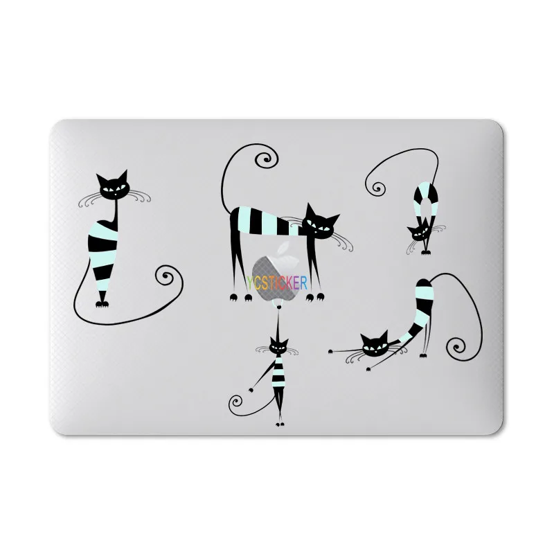 YCSTICKER Cartoon Laptop Skin Notebook transparent Stickers for 15inch ...