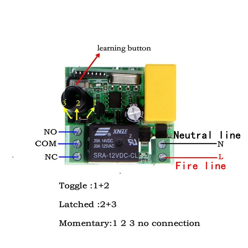 Showroom Lamp Remote Control Switch Remote 4-way Ac220v Receiver ...