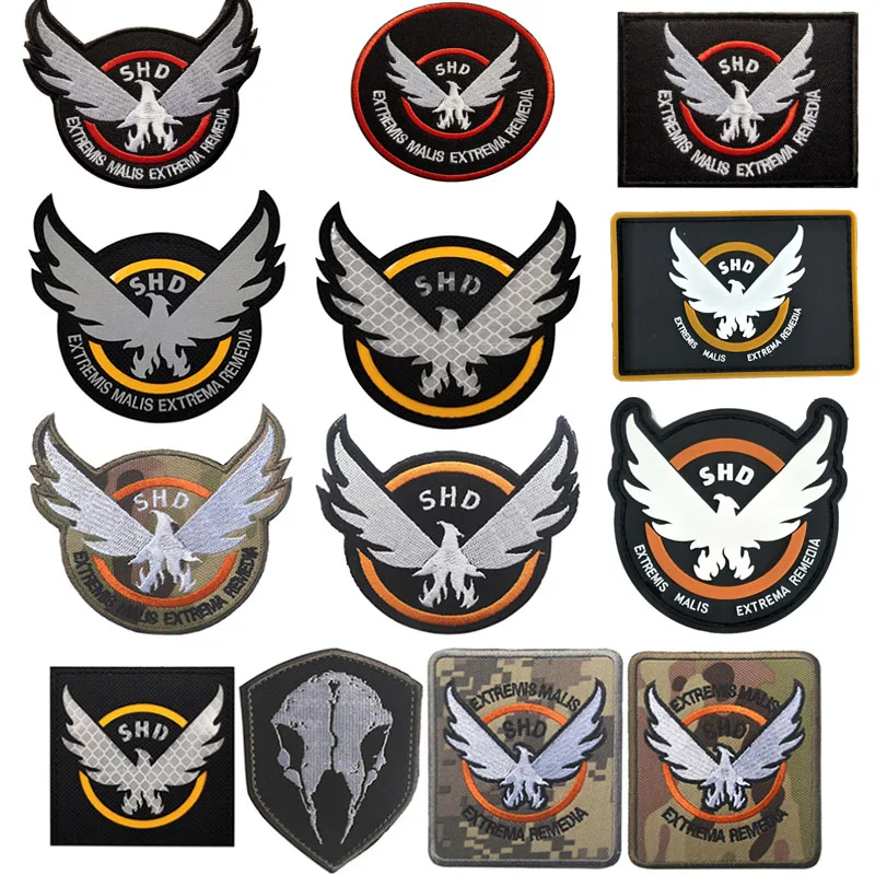 PVC-IR-Game-Patch-Wings-Out-Badge-Morale-Military-Armband-Tactical ...