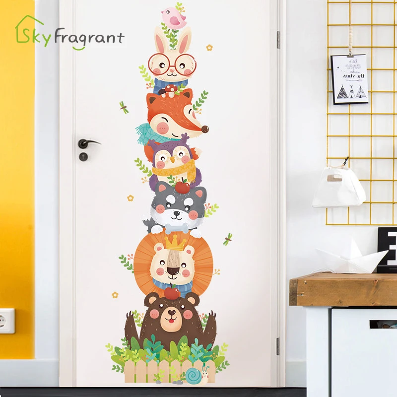 Creative Cute Cartoon Wall Sticker Baby Bedroom Wall Decor Home Decor ...