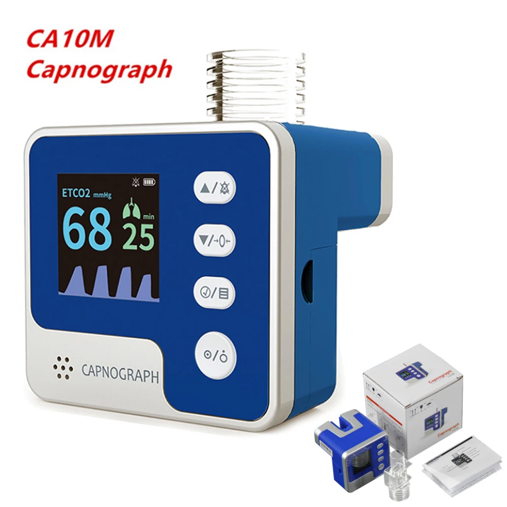 Ca10m Portable End-expiratory Capnograph Monitor Patient’s Respiratory ...