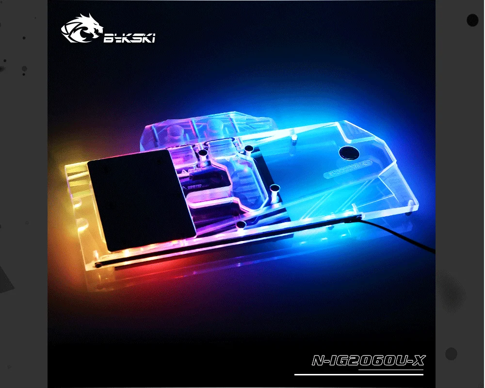 Bykski N-IG2060U-X, Full Cover Graphics Card Water Cooling Block, For ...