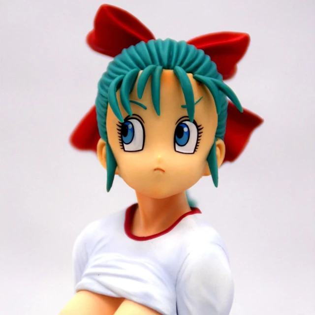 Anime Dragon Ball Z Buruma Bulma Figura PVC Sexy Model Girl Painting