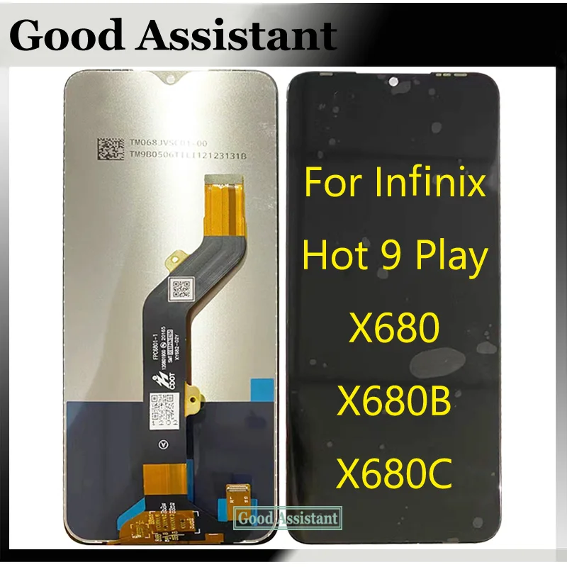 Black-For-INFINIX-Hot-9-Play-LCD-Display-And-Touch-Screen-6-82 ...