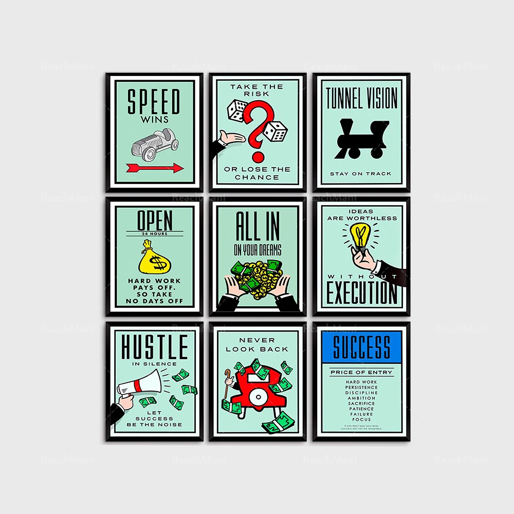 Monopoly Game Cards Print