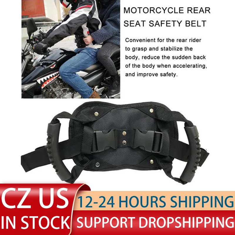 Motorcycle-Safety-Belt-Rear-Seat-Passenger-Grip-Grab-Handle-Non-slip ...