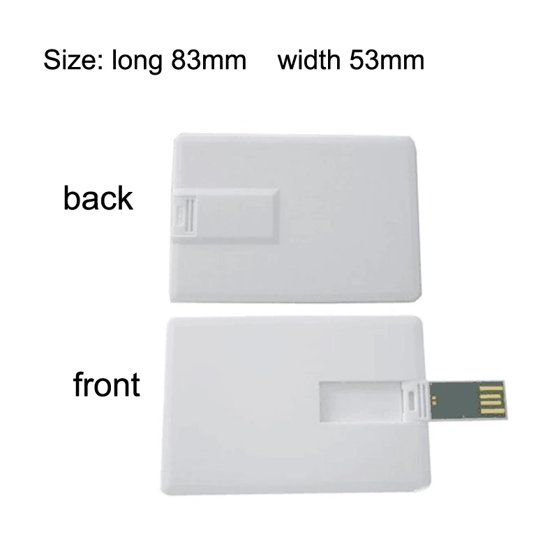 100pcs/lot Free Logo Card USB 2.0 4GB DHL Shipping