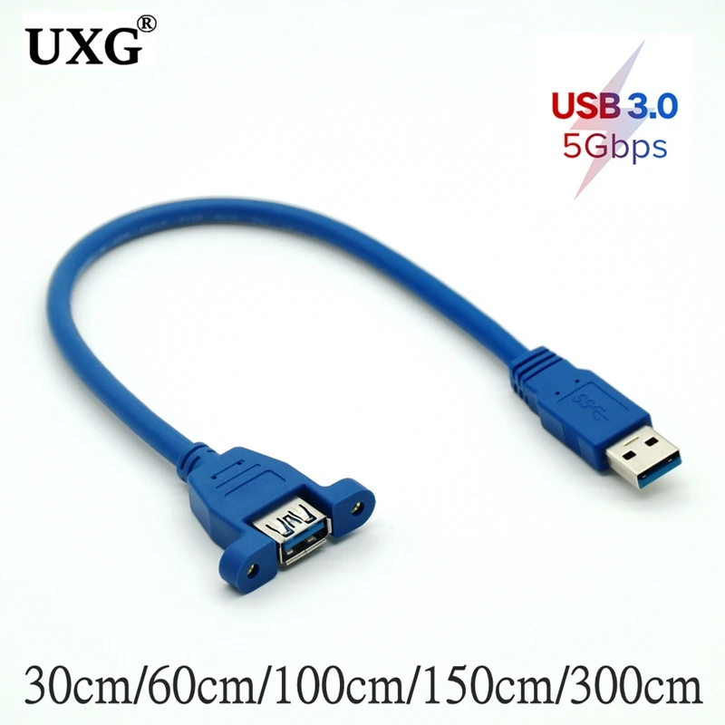 Blue-USB-3-0-Cable-3-0-Extension-Male-To-Female-Extender-Cable-Cord ...