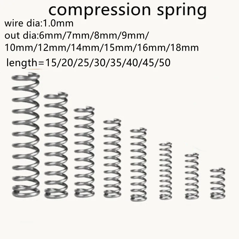 10pcs-1-0mm-compression-spring-outer-dia-6mm-7mm-8mm-9mm-10mm-12mm ...
