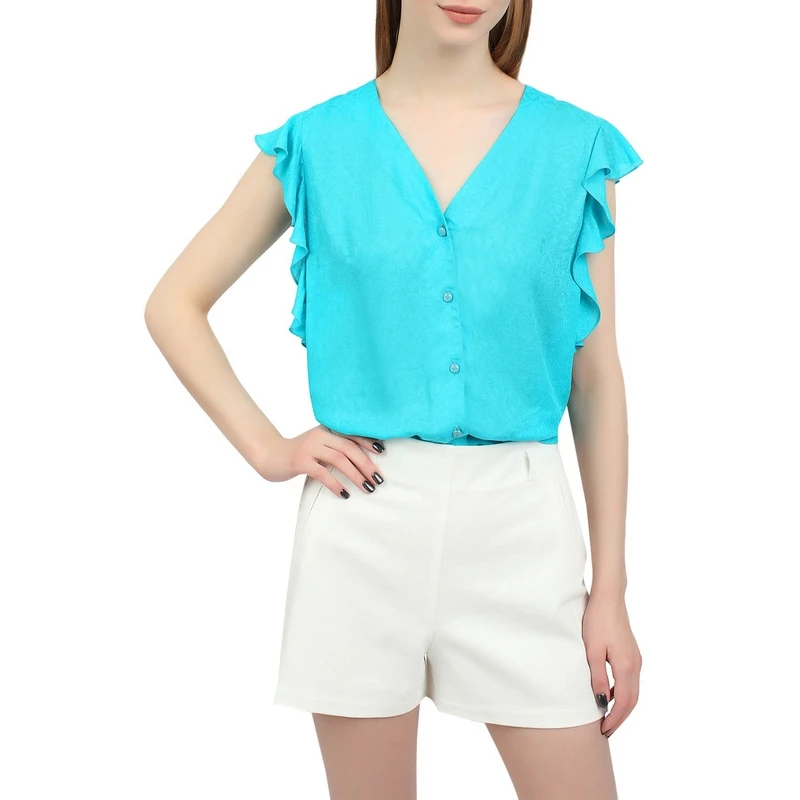 BLUSAS ELEGANTES Y BONITAS DE Color TURQUESA Fashion Love | atelier ...