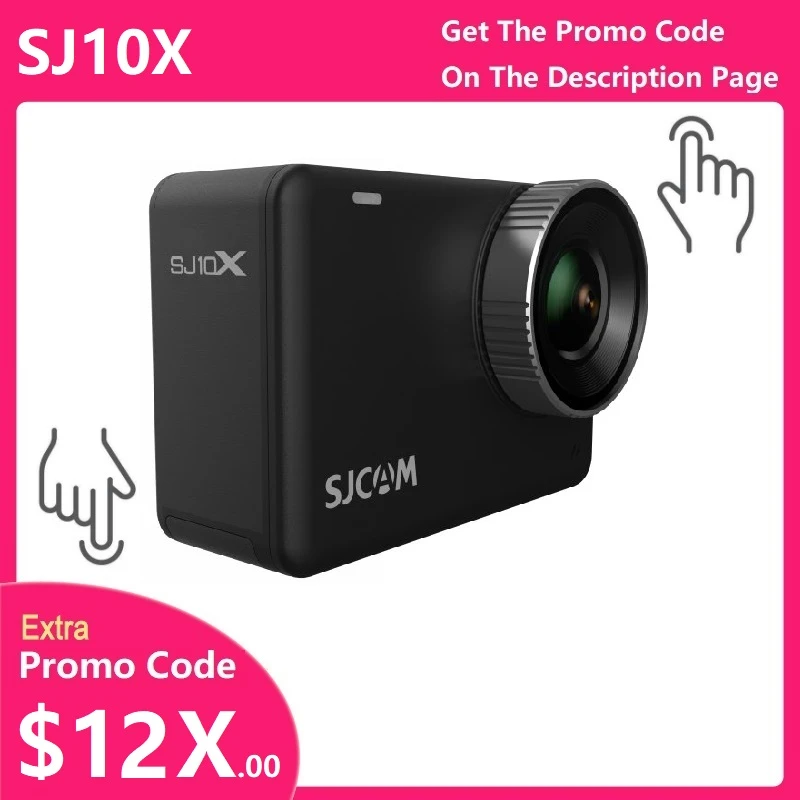 Sjcam Sj10x Action Camera Sj10 X 4k 24fps 10m Body Waterproof Wifi 2.33 ...